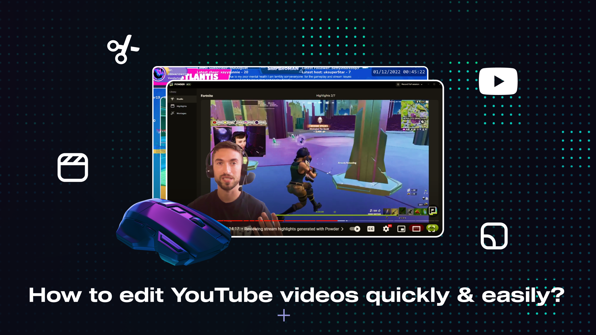 How To Edit YouTube Videos Quickly & Easily | Powder