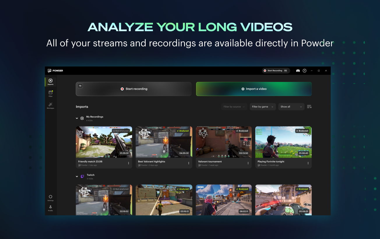 How to Use Powder for Highlight Clips