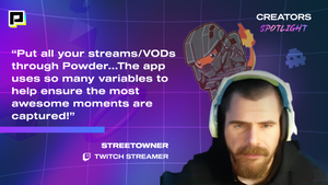 About STREETOWNER: Streamer who Creates Content using Powder